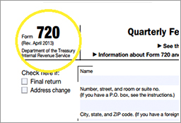Form 720: New HRA Research Fee