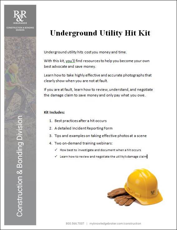 Underground Utility Hit Kit